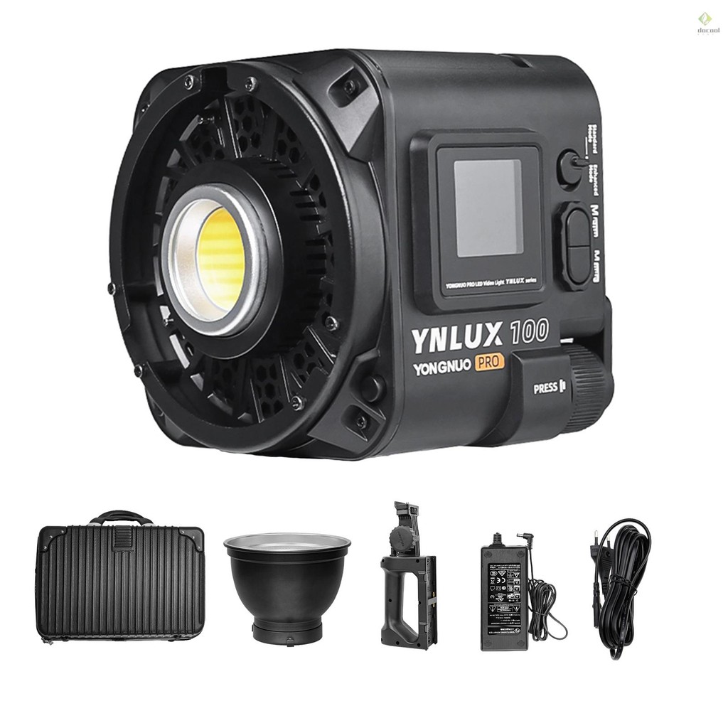 YONGNUO YNLUX100 Pro Compact LED Video Light 120W COB Photography Fill Light 2700K-6500K ...