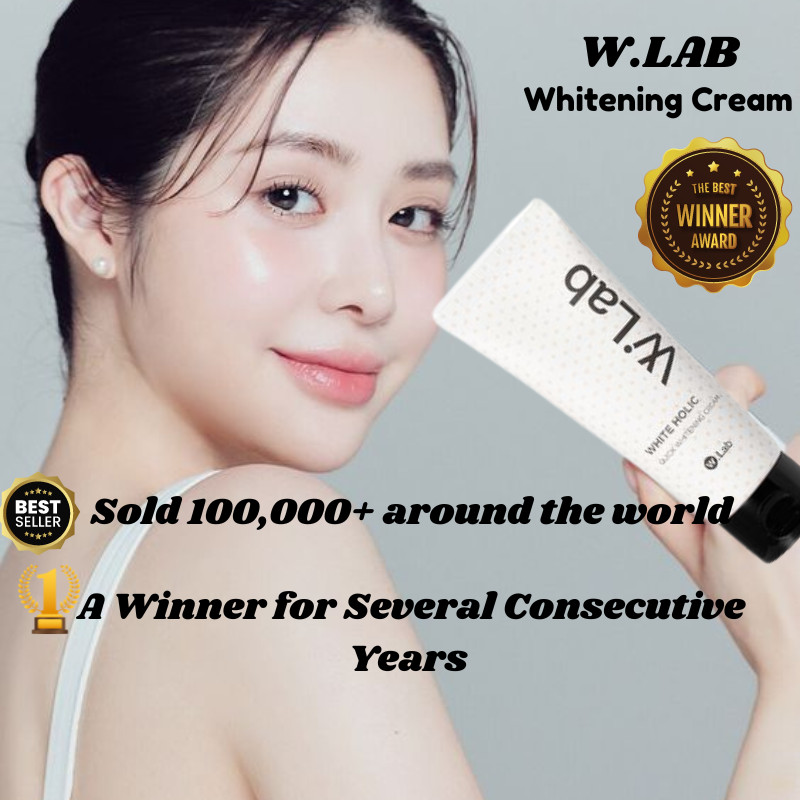 W Lab Quick Face Whitening Cream Tone Up Cream 100ml | Shopee Malaysia