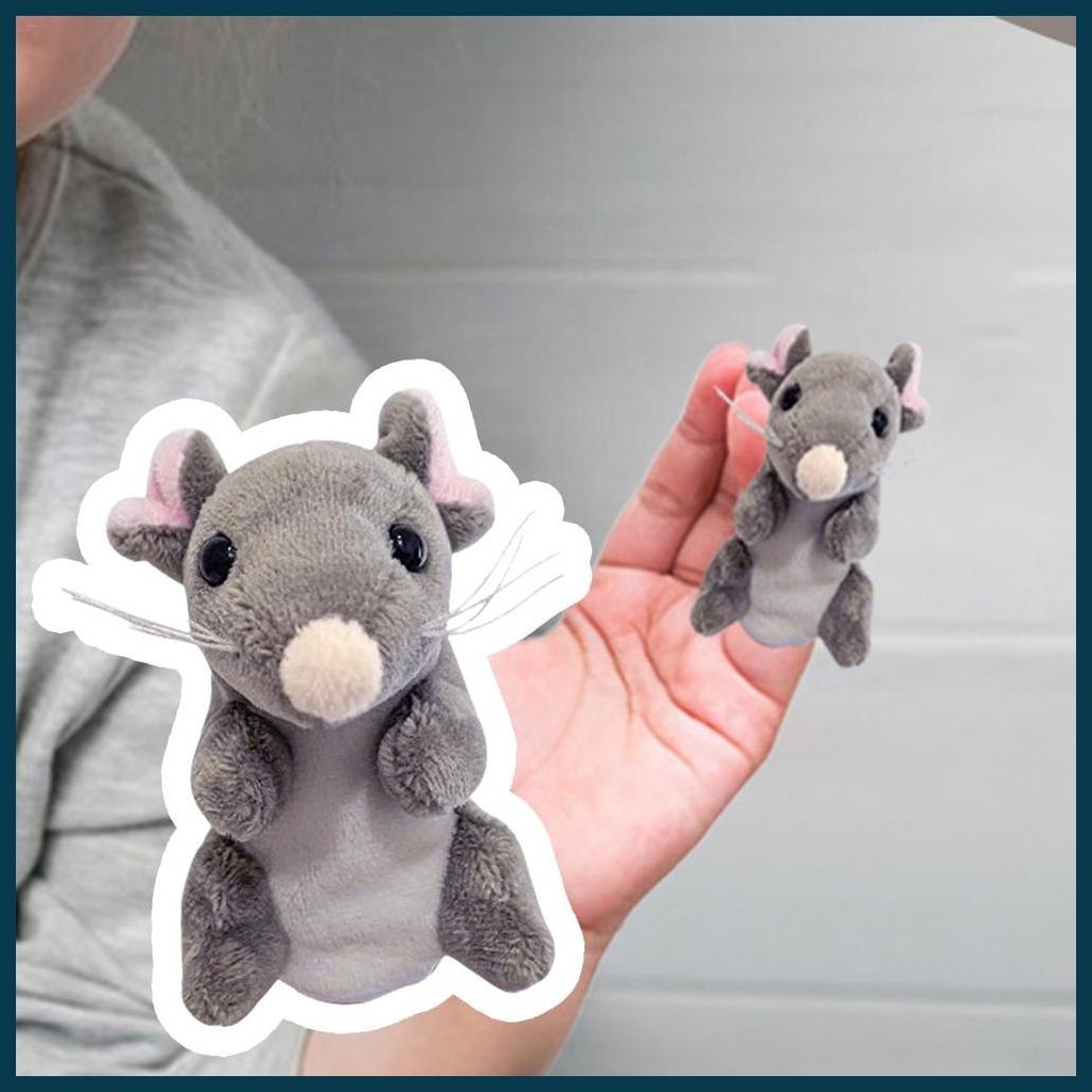 Animal Finger Puppets Plush Mice Finger Puppet Doll Story-Telling ...
