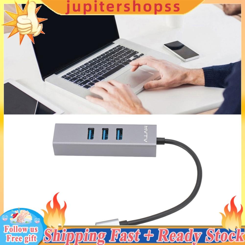 Jupitershopss USB C HUB 5Gbps High Speed Transmission 4 Port Data Hub ...