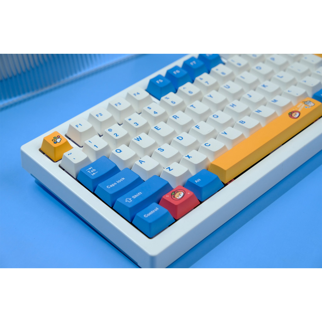 GMK Fries Dog keycaps 129 Keys keycaps Cherry Profile DYE-SUB ...