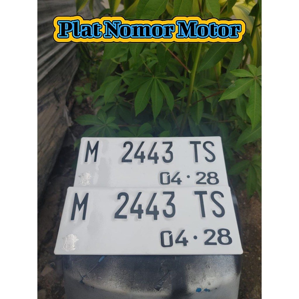 Create the Latest Font Motorcycle Number Plates, Custom Free | Shopee ...