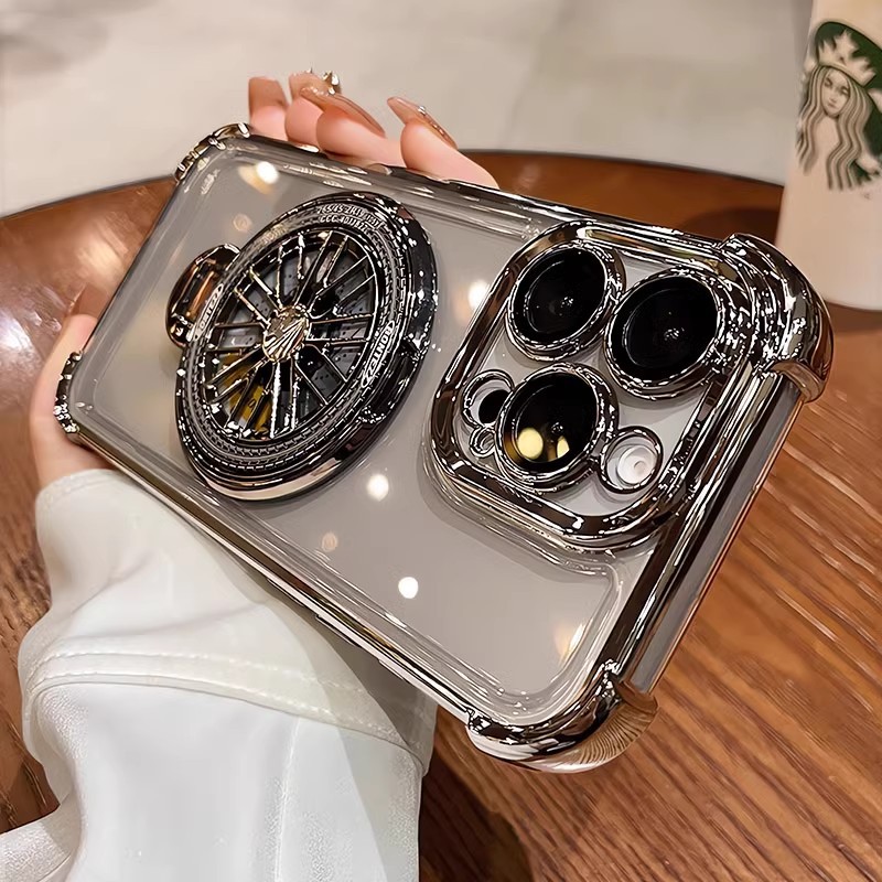 Casing OPPO Reno 13F Reno 13 12 11 10 8 Pro 11F 12F Rotating Gyro Ring ...