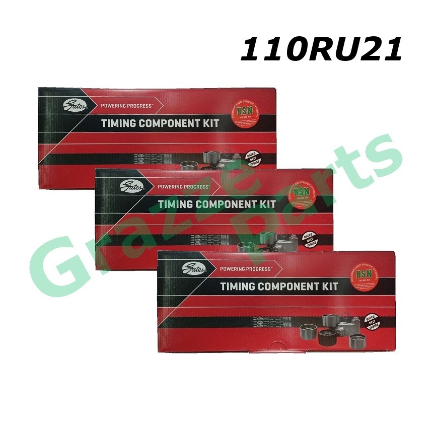 GATES Timing Belt Kit Set for Toyota Levin AE86 AE111 20V (Black Top ...