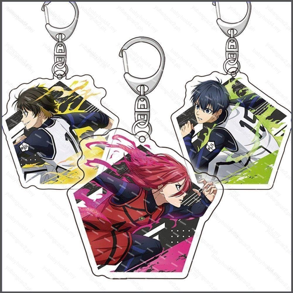 BLUE LOCK Anime keychain Isagi Yoichi Chigiri Hyoma Nagi Seishiro Rin ...