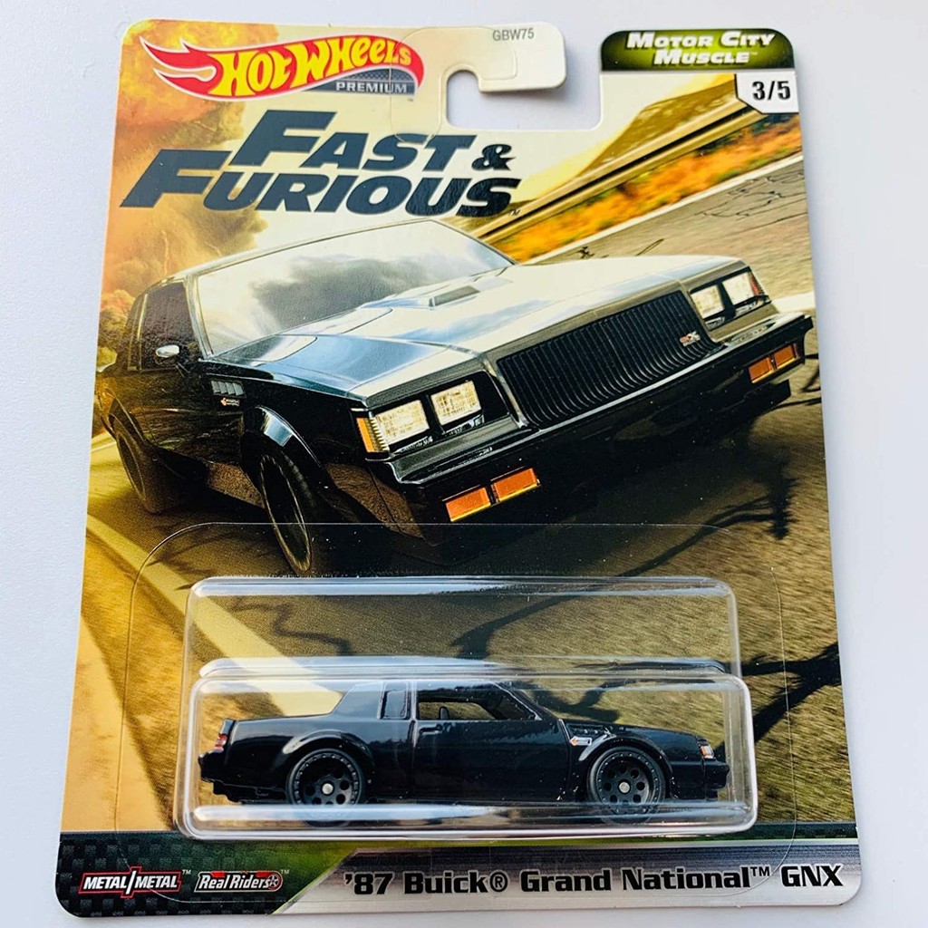 Hot Wheels Premium 2020 Motor City Muscle F&F, Black '87 Grand National ...
