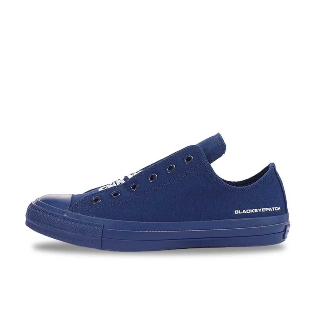 Black Eye Patch × Converse All Star 100 Slip OX Navy Unused | Shopee ...