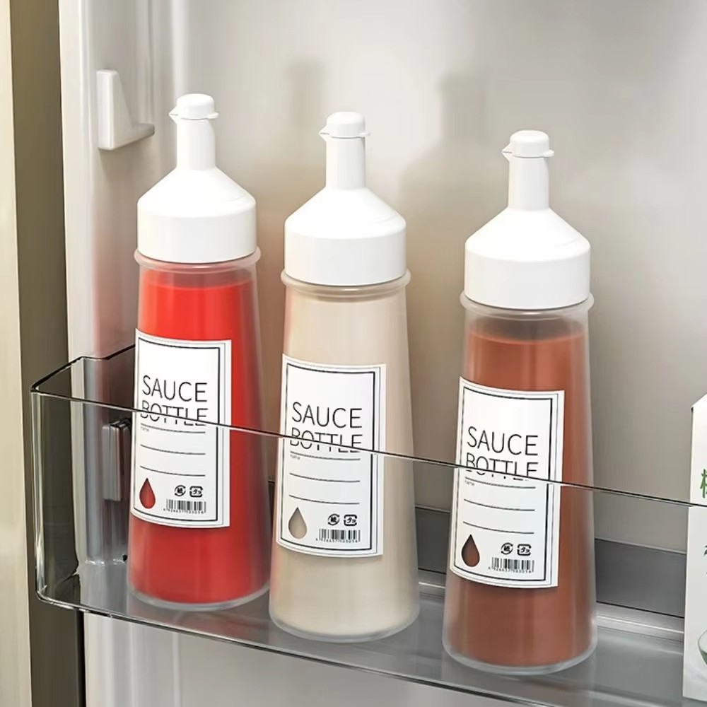 Sauce Bottle Ketchup Squeeze Bottle Sauce Dispenser Botol Sos Seasoning ...