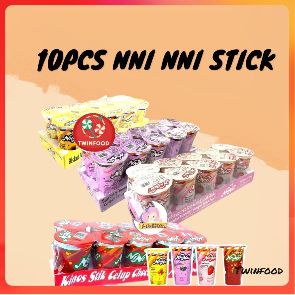 Nini Biscuit Sticks (10cups) – Chocolate, Strawberry, Blueberry ...