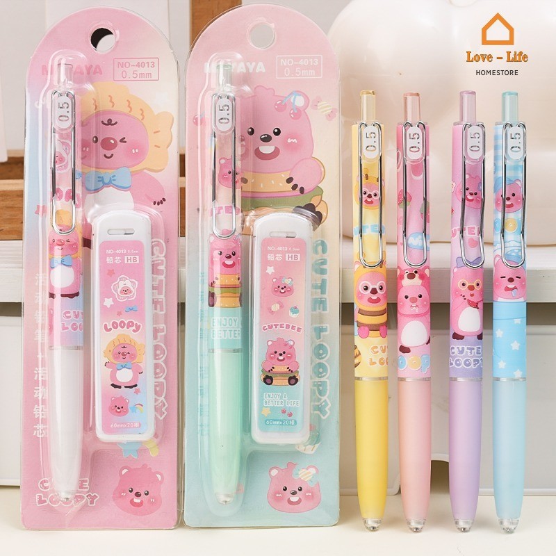 Student Writing Drawing Automatic Pencil - Cute Loopy Mechanical ...