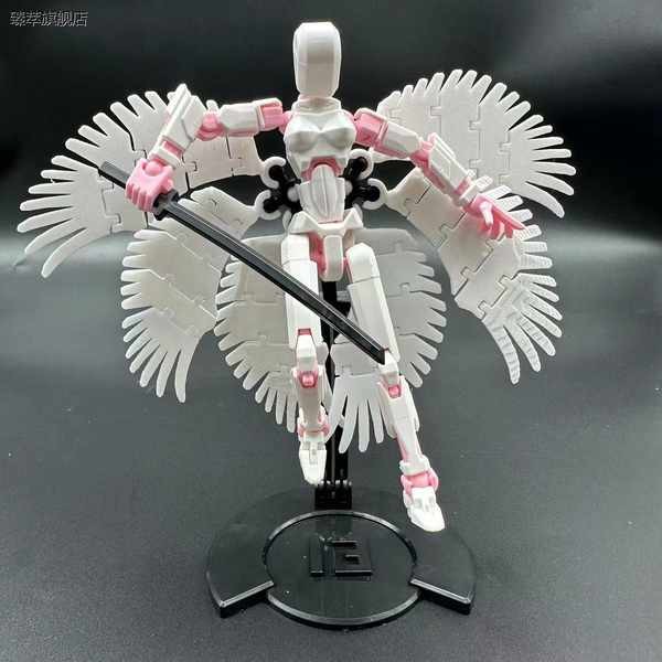 The fourth generation multi joint action figure can be inserted wings ...