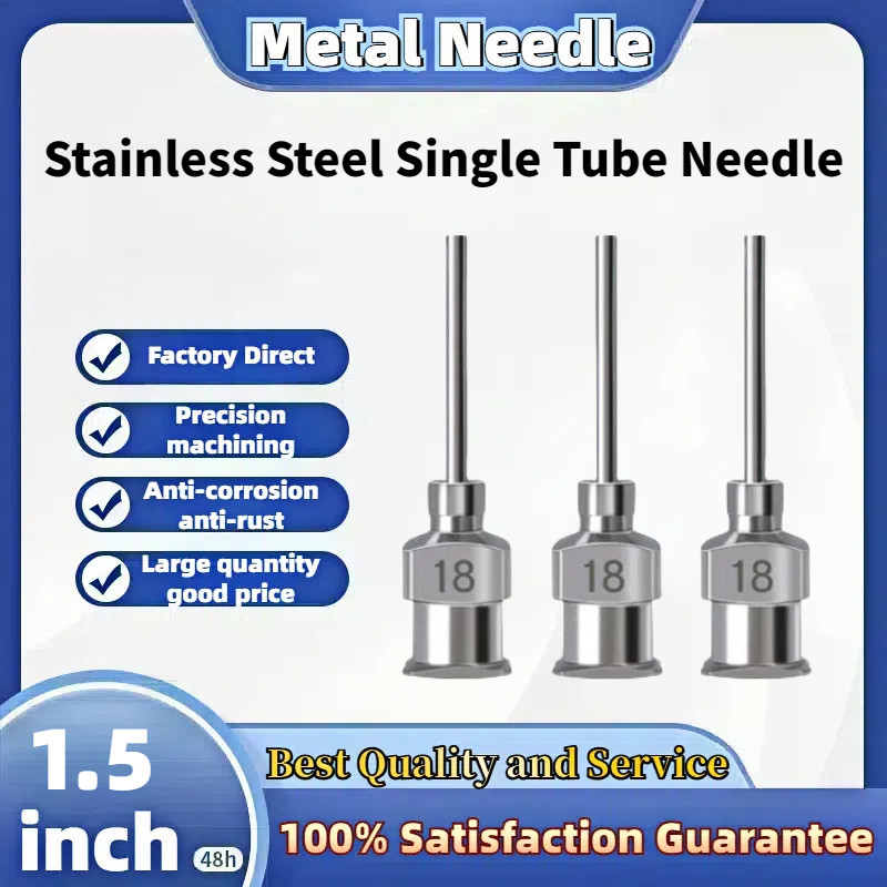 12pcs 38mm 1.5-inch 8G-30G Stainless Steel Pinhead,Blunt Needles,Long Dispensing,All Metal ...