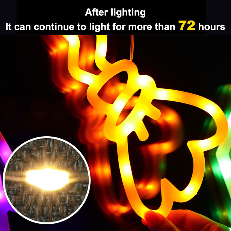 Halloween Suction Cup Window Lights Halloween Pumpkin Suction Cup LED ...