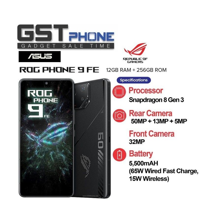Asus ROG Phone 9 FE 5G 12GB Ram+256GB Rom (Original Malaysia Set) | Shopee Malaysia