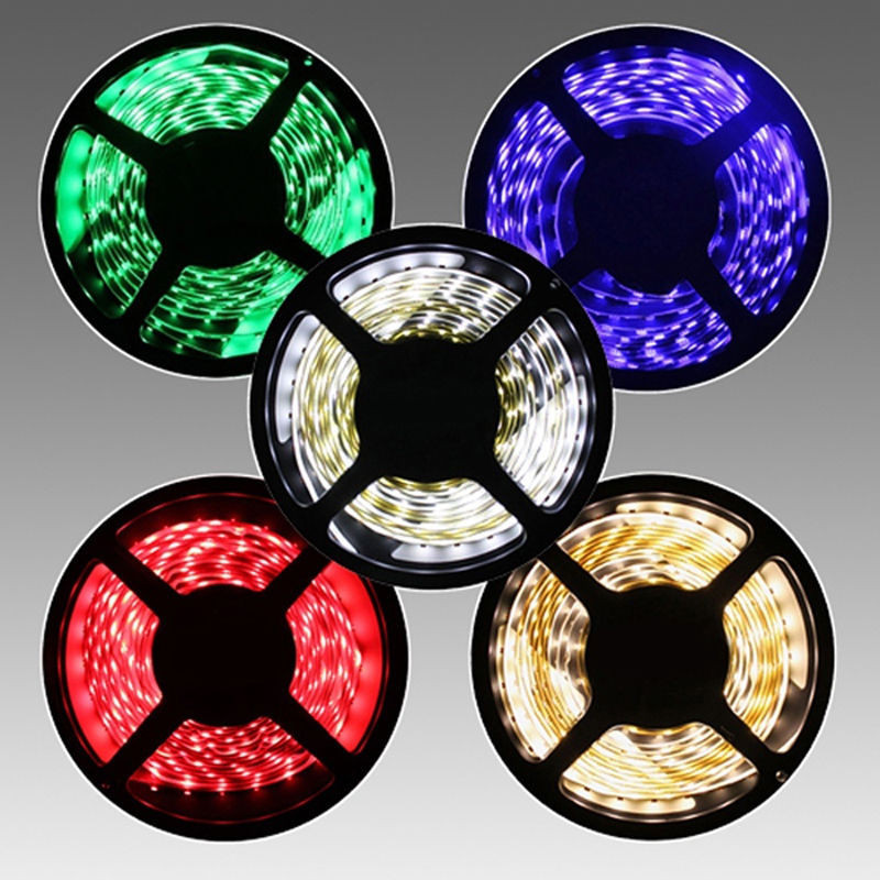 LED Strip Light SMD 2835 5050 White Warm White Blue Green RED RGB DC ...