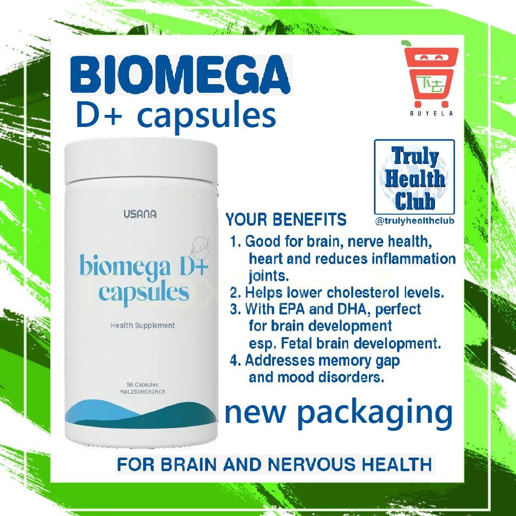 【buy 3 free 1】EXP 06 2027️ ️USANA Biomega D+ III Plus (100% ORIGINAL ...