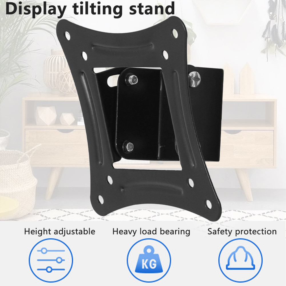 LCD Monitor Tilting Wall Mount Bracket 14"-27" with 10° Tilt Feature ...