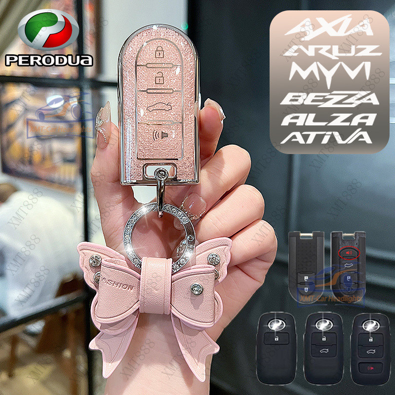 Perodua Bezza TPU Key Cover Alza Axia Aruz Myvi Ativa 2025 Remote Key ...