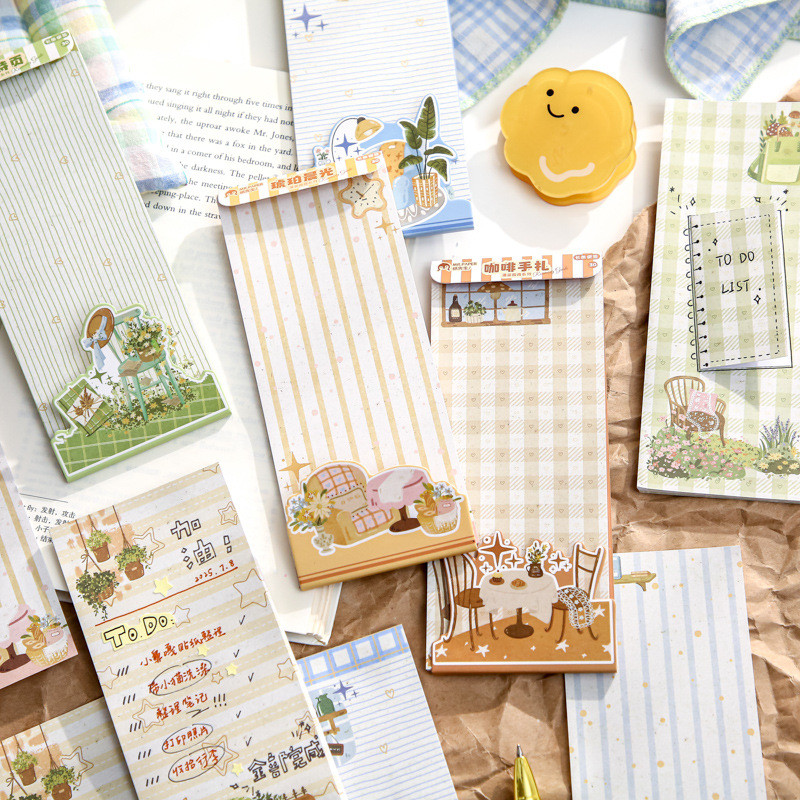 Cdaily|30 Sheets Roaming Guide Long Note Note Paper Original ins ...