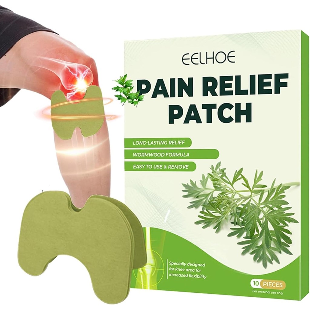 Eelhoe Pain Relief Patches, Wormwood Herbal Eelhoe Knee Pain Relief ...