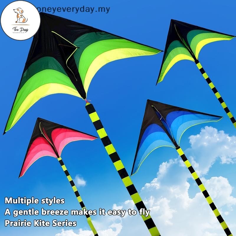 DC] Kite Prairie Kite 1.2m Easy To Fly Adult Children Kite Triangle ...