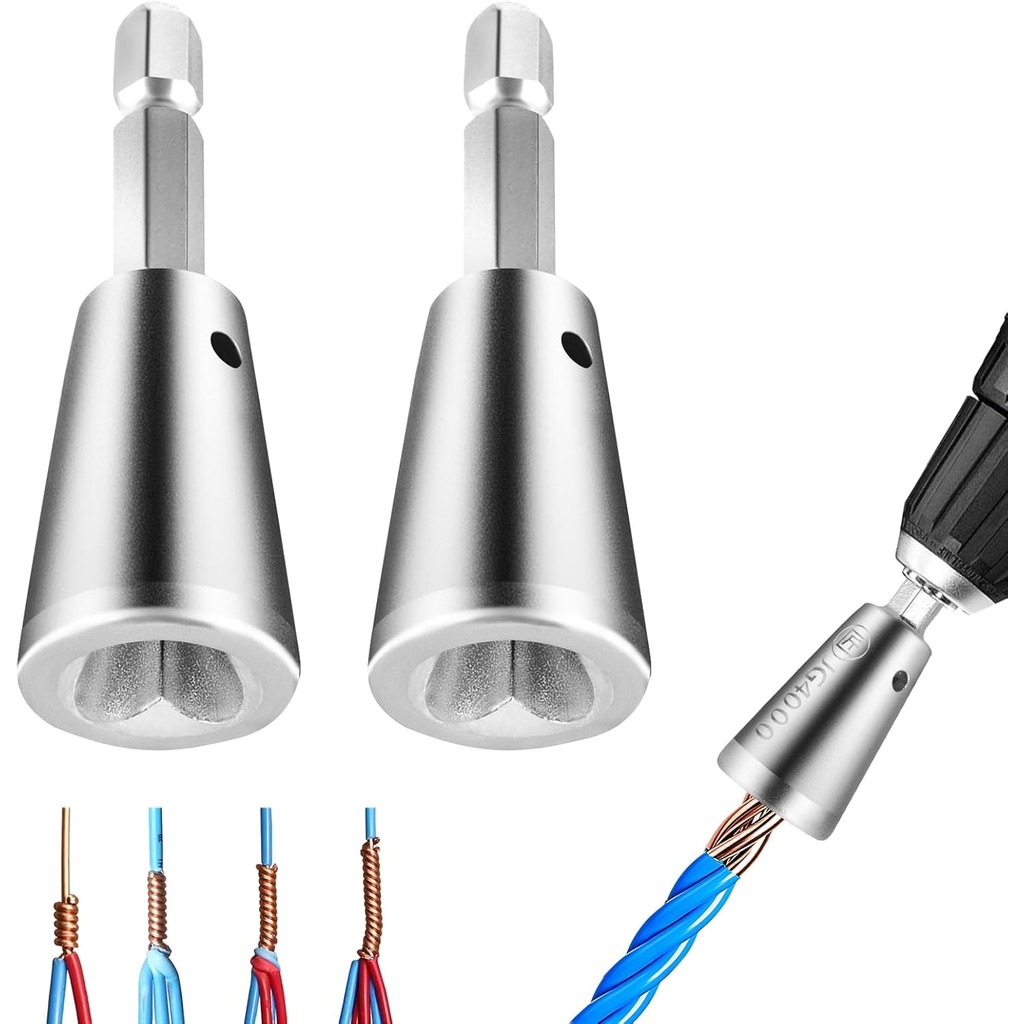 Wire Twister Tool for Drill Wire Nut Twister Drill Wire Stripper 6mm ...