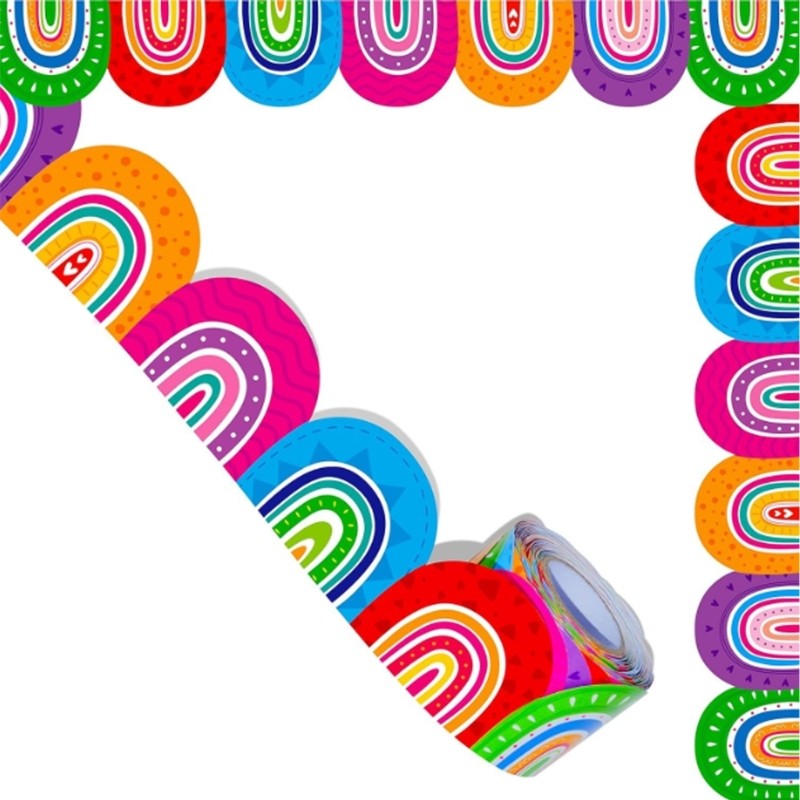 ESP 10m Colorful Border Trim Bulletin Board Borders Decorative Sticker ...