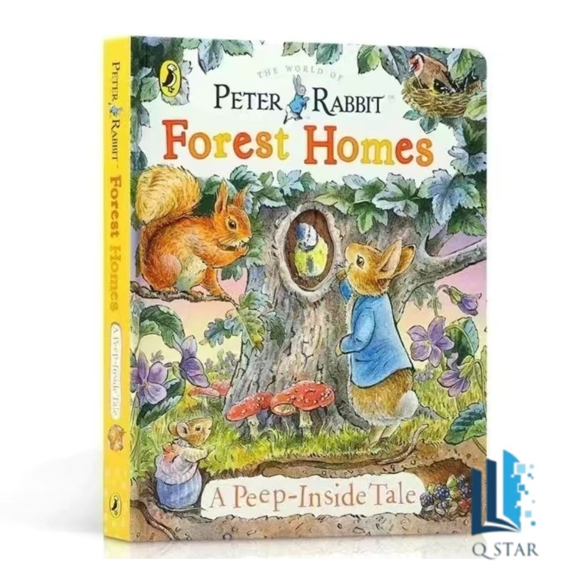 Usborne Peep Inside Flip Book/ Peter Rabbit Forest Homes/Kids Story ...