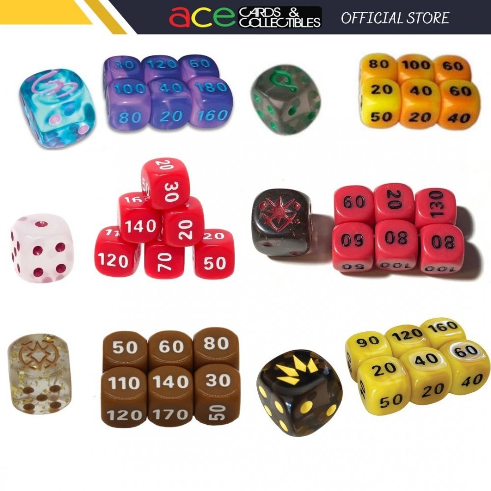 Pokemon Dice & Bonus Dice (Sword & Shield/ Scarlet & Violet Series ...