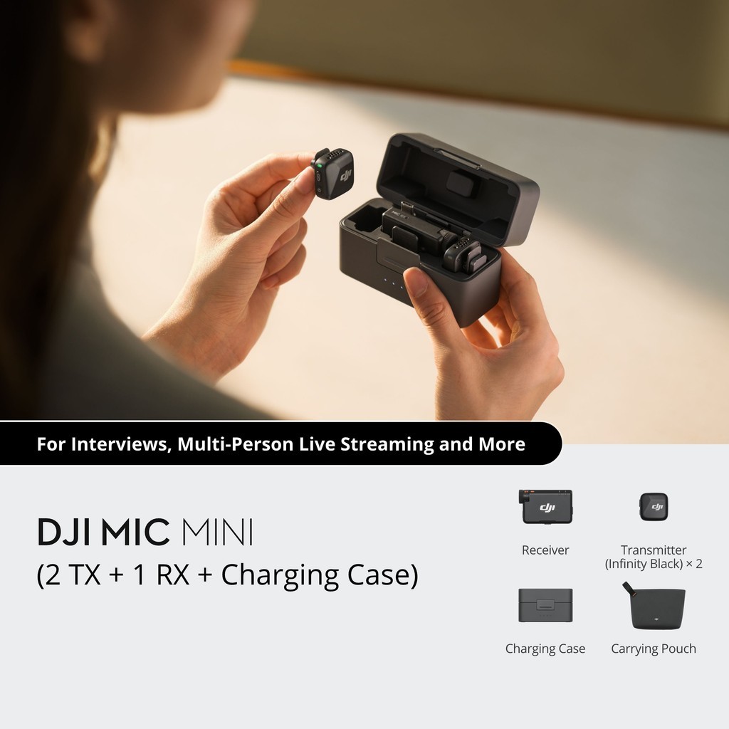 [READY STOCK] - DJI Mic Mini - Wireless Microphone | Ultralight ...