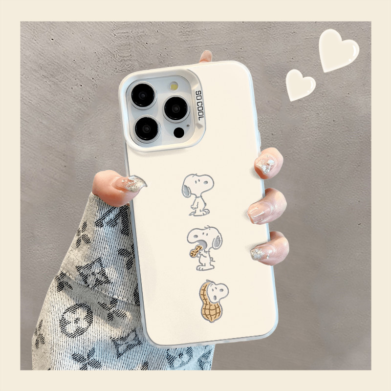 Snoopy Casing for iPhone 17 16 16E 15 14 13 12 11 Pro Plus Max X XR Xs ...