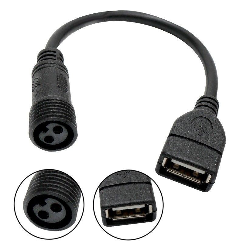 Usb Female to Solar Outdoor Light Panel Double-Hole Male Female Socket ...