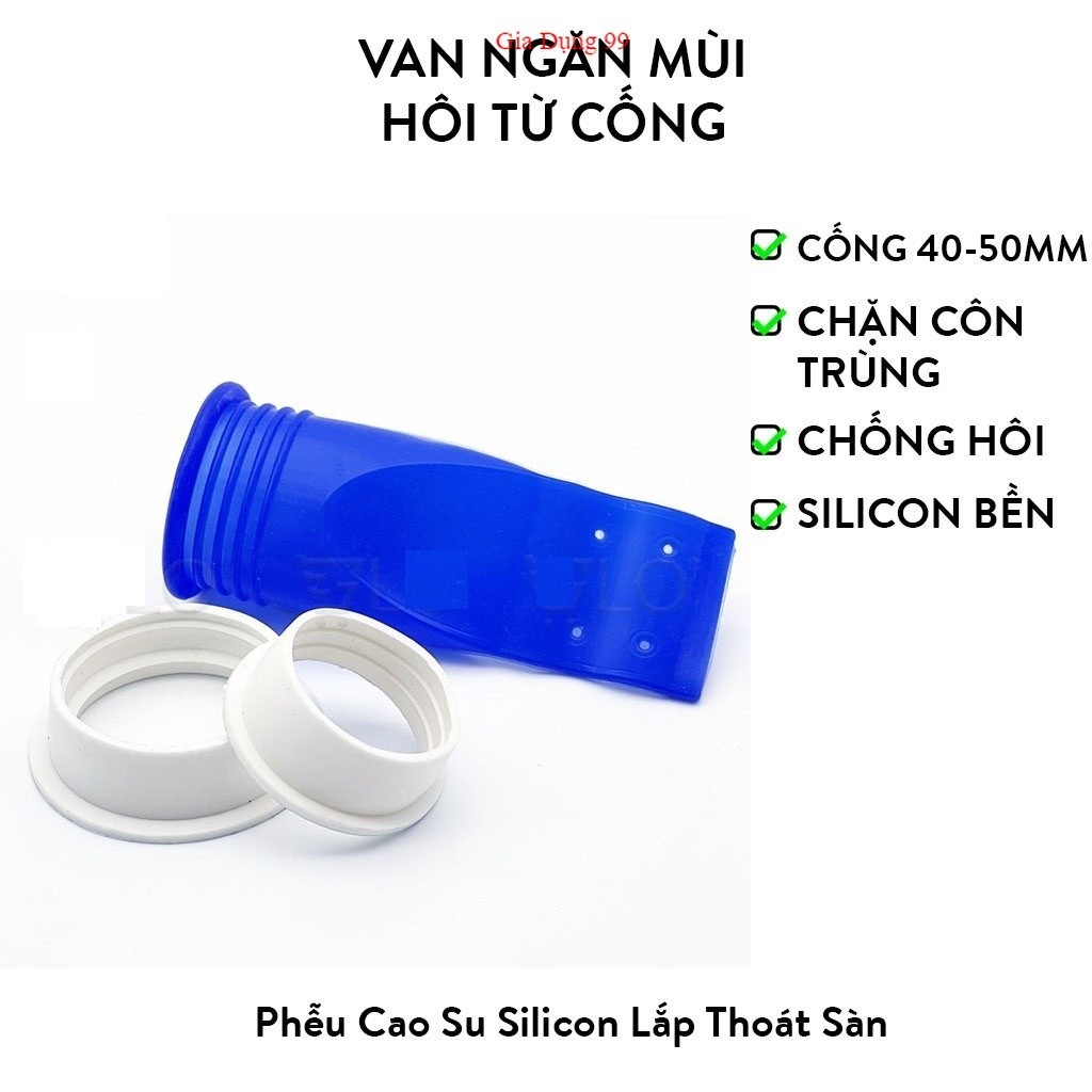 Sewer Odor Prevention Valve Set with Plastic Cover, Silicone Rubber ...
