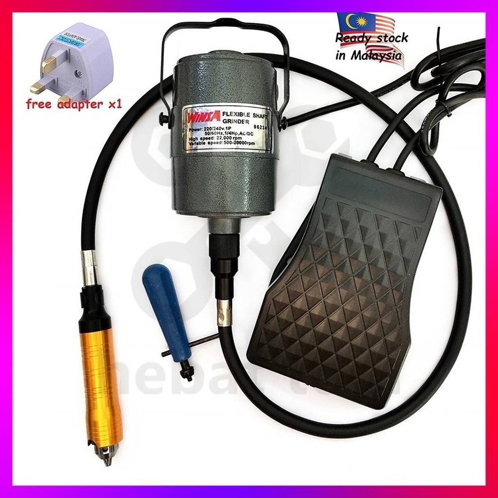 6mm Winsa Electric Hanging Flexible Shaft Grinder Handpiece Mill ...