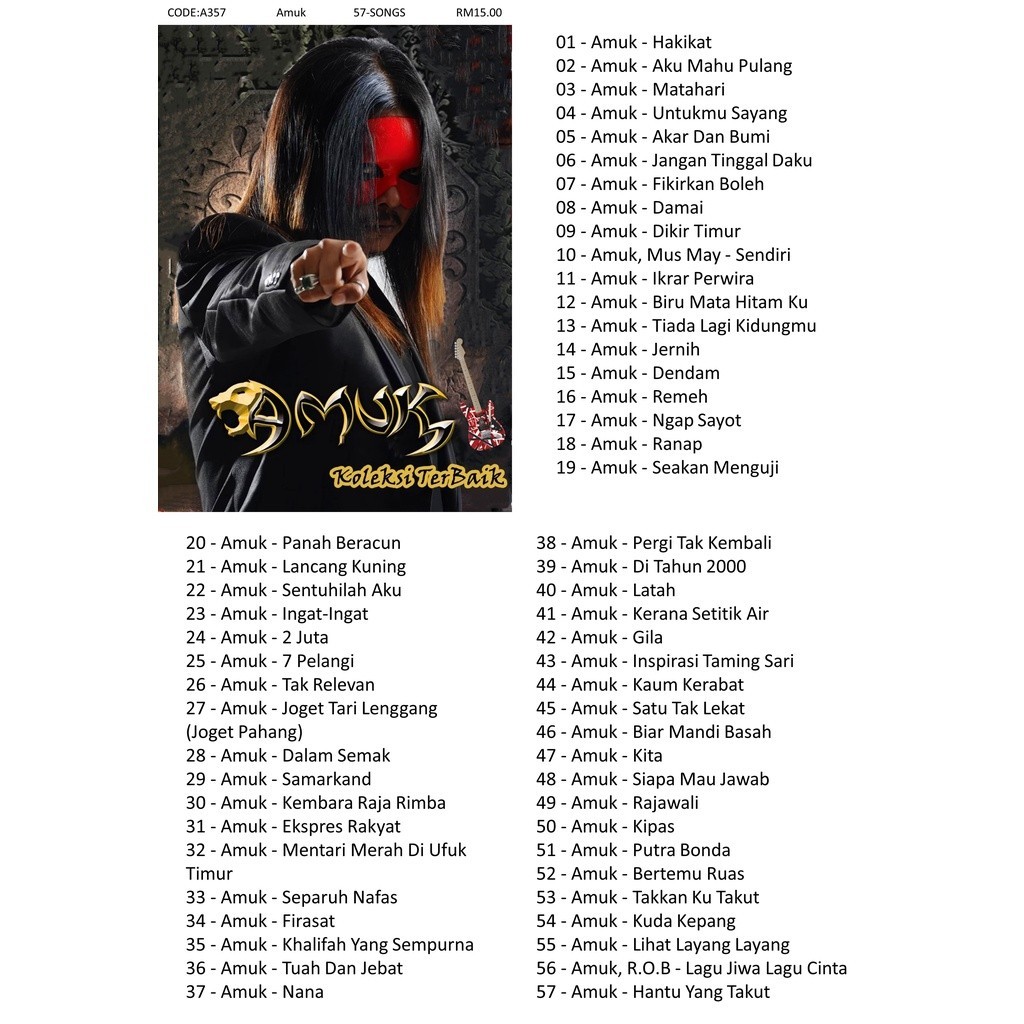 Pendrive Amuk Malay Song Lagu Melayu Music Mp3 Usb | Shopee Malaysia