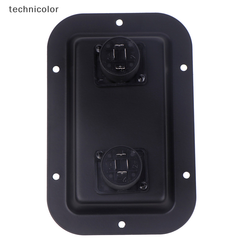 TCMY Plate Socket Junction Box Clip Guitar Dual Large For PA Speaker ...