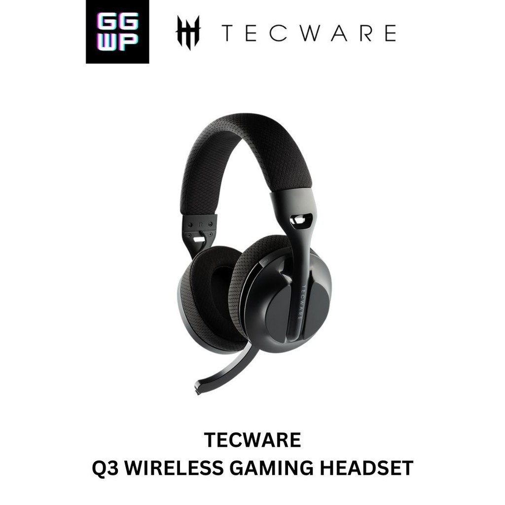 TECWARE Q3 Wireless Gaming Headset - Multi-platform Compability, 25 ...
