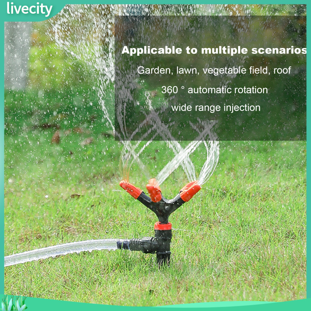 livecity| Water-saving Garden Sprinkler Wide Coverage Sprinkler Head ...