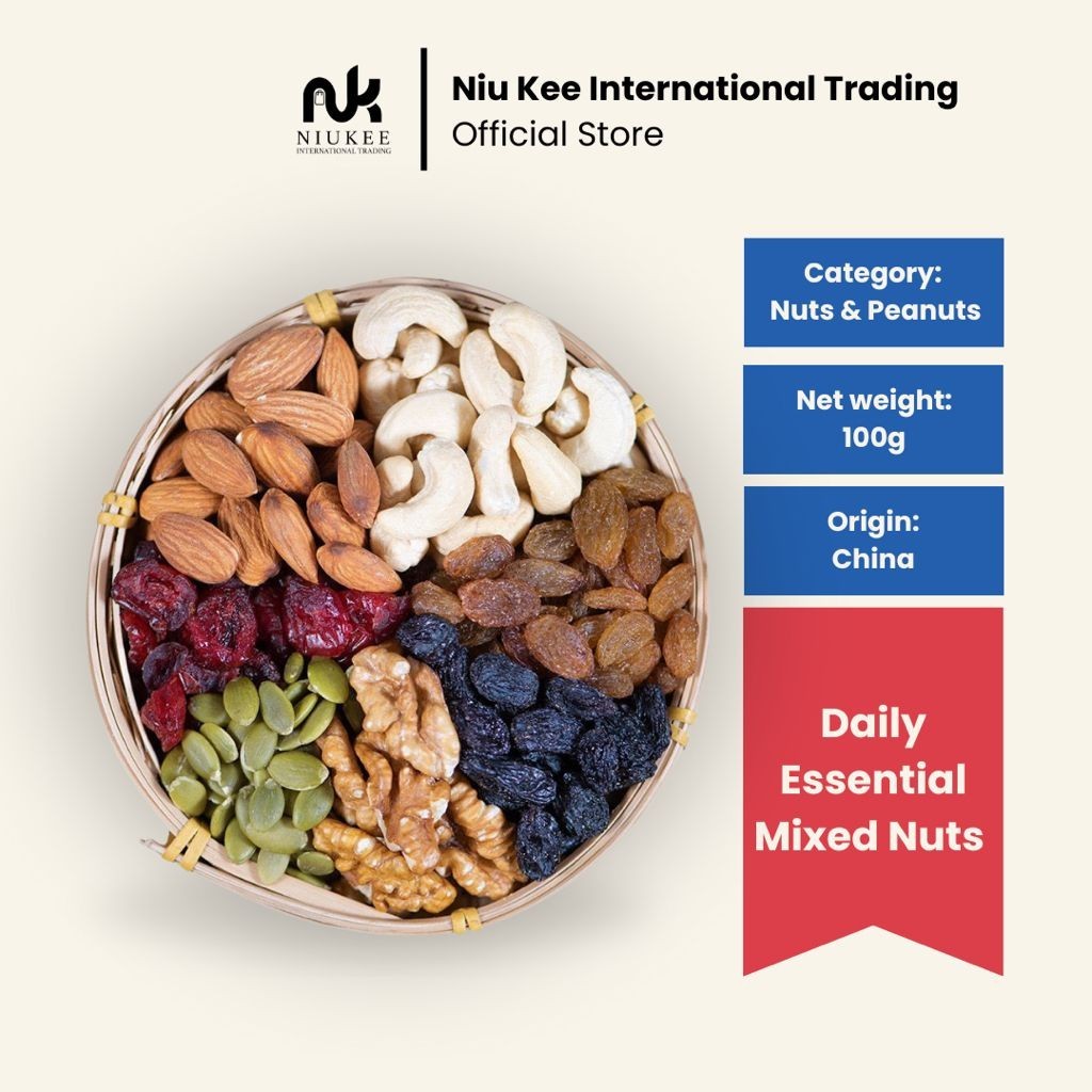 Mixed Nuts | Roasted nuts | Ready to eat snacks | Daily Essentials Mix ...
