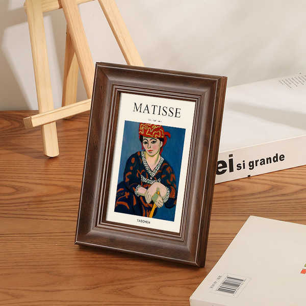 frame gambar frame gambar aesthetic Bingkai foto retro Amerika, tetapan meja, pemasangan foto ...