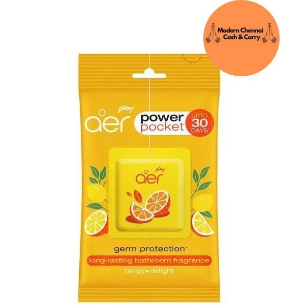 Godrej Aer Power Pocket Bathroom Fragrance Air Freshener 10g | Shopee ...