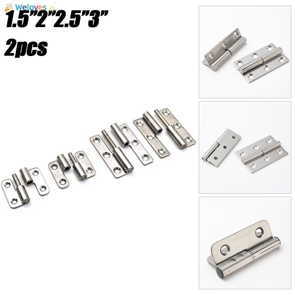 [weloves] 2pcs Detachable Hinge Slip Joint Flag Lift Off Detachable ...