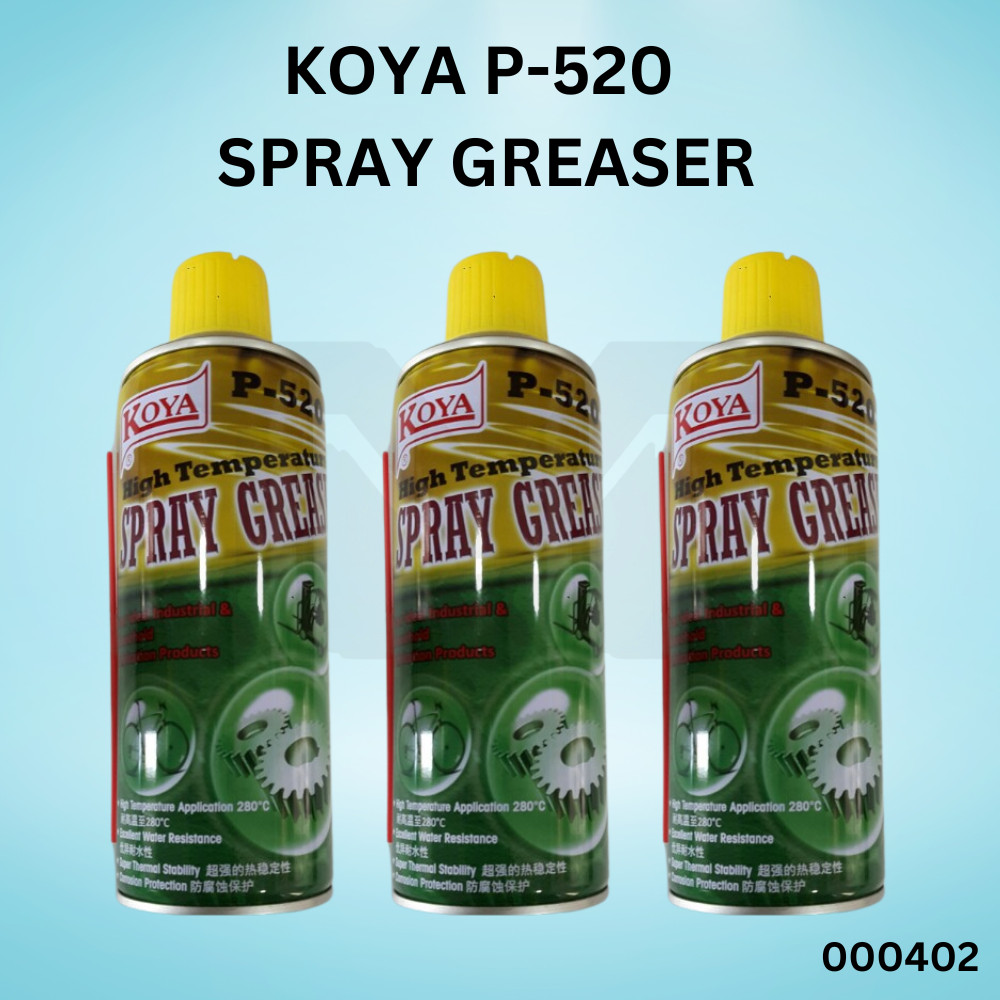 KOYA P-520 HIGH TEMPERATURE SPRAY GREASE | Shopee Malaysia