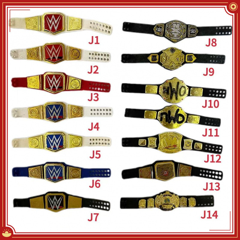 Wrestler figure Championship Belt 6-7 Inch Action figure Belt ...