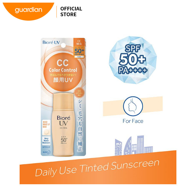 Biore Uv Color Control Cc Milk Spf50+ Pa++++ 30Ml | Shopee Malaysia
