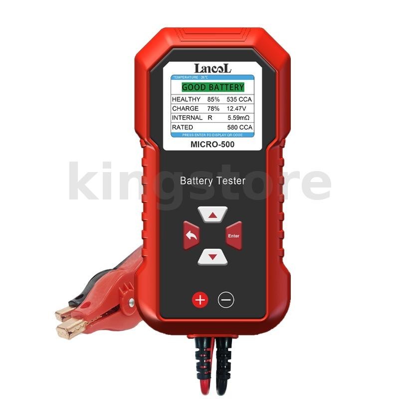 Lancol MICRO-500 Battery Tester 12V Lead-Acid Lithium CCA 40-3000 Color ...