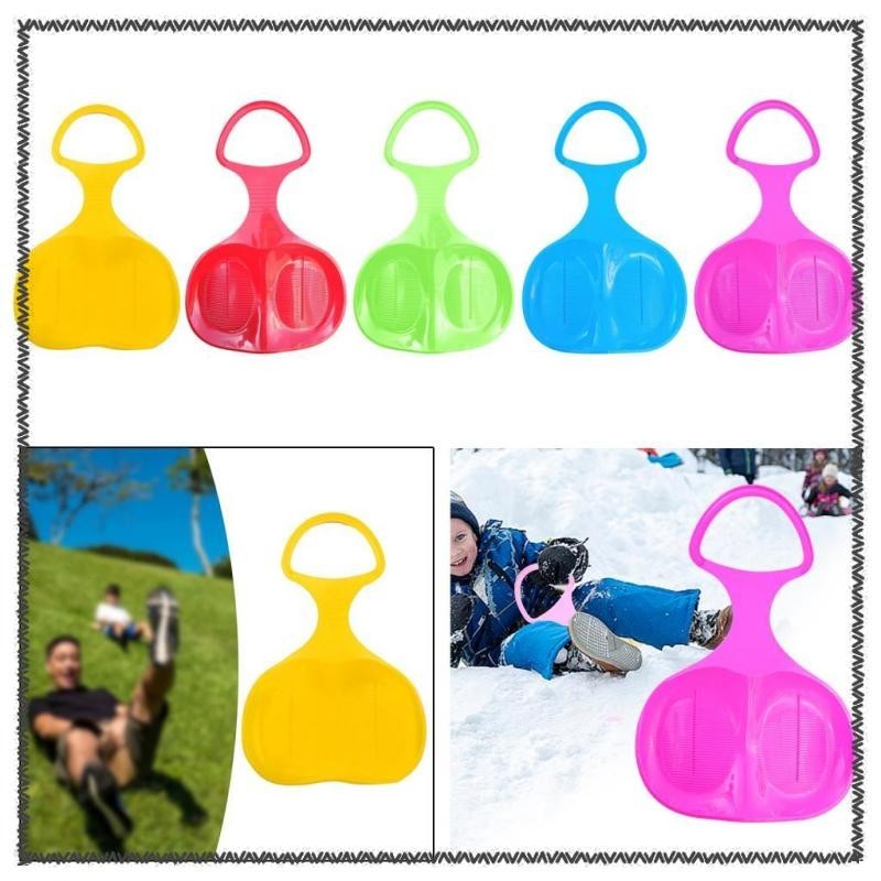 [MCA] Snow Sledge, Sled Grass with Handle, Sledge, Heavy Duty Toboggan ...