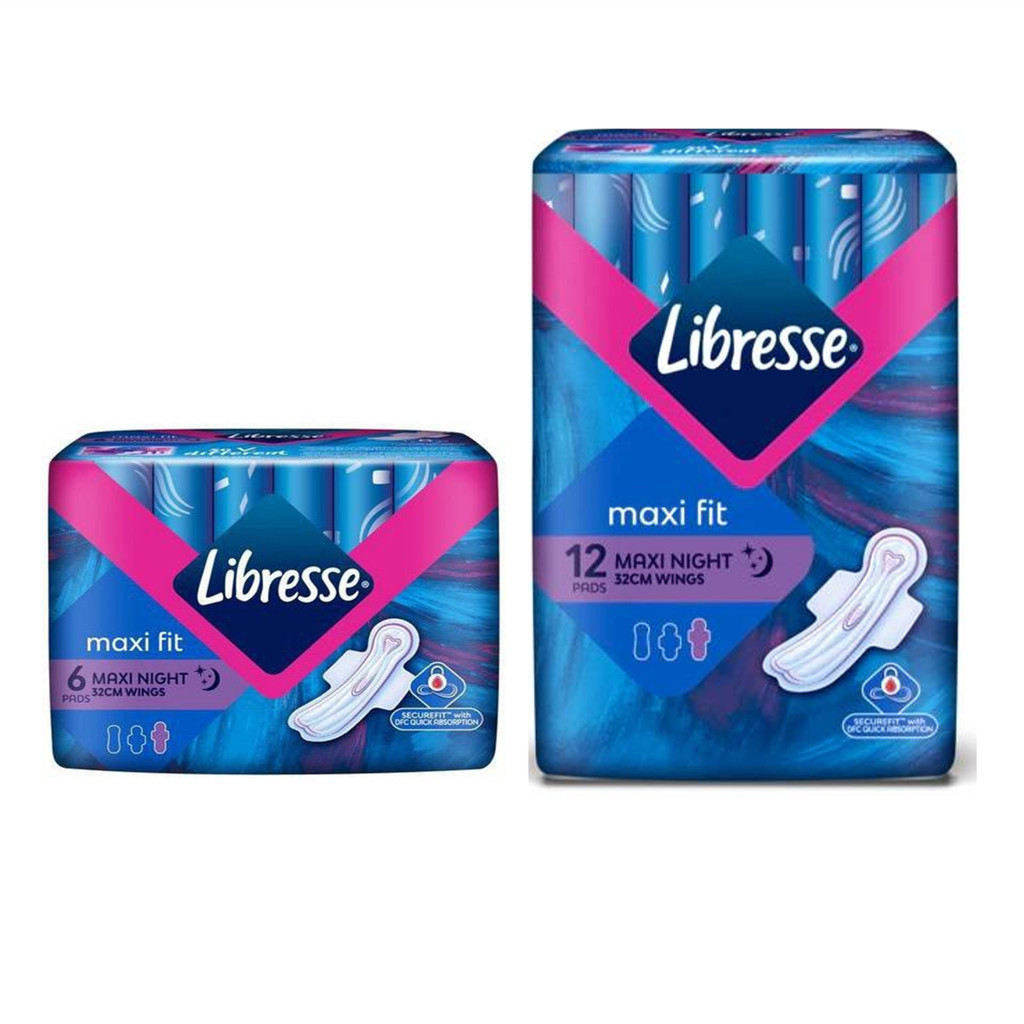 Libresse Maxi Night Wing 32cm (6/12 pads) | Shopee Malaysia