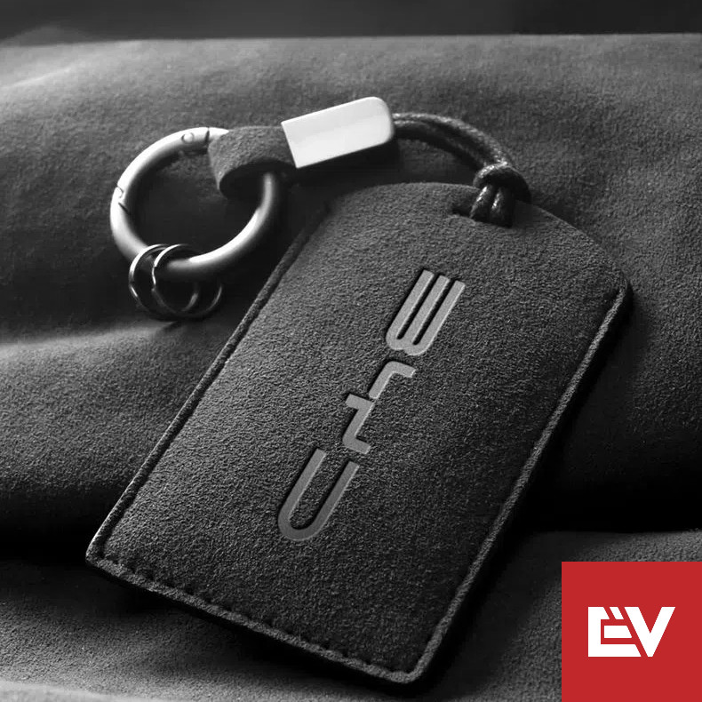 For BYD All Models Card Key Cover Alcantara Texture (Not Including Key ...