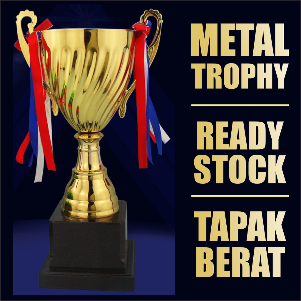 Trophy Besi C1801 LABEL + LOGO ( HADIAH SUKAN DAN HADIAH ANUGERAH ...